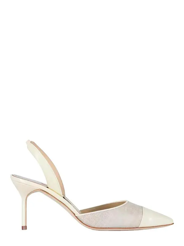 Manolo Blahnik Capsli Slingback Pumps - Neutrals
