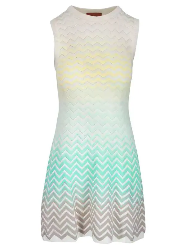 Missoni Sleeveless Mini Dress - Blue