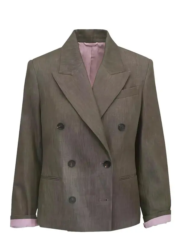 Brunello Cucinelli Double-breasted Jacket - Brown