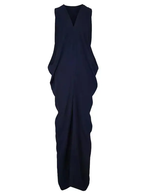 Zero + Maria Cornejo Draped Maxi Dress - Blue