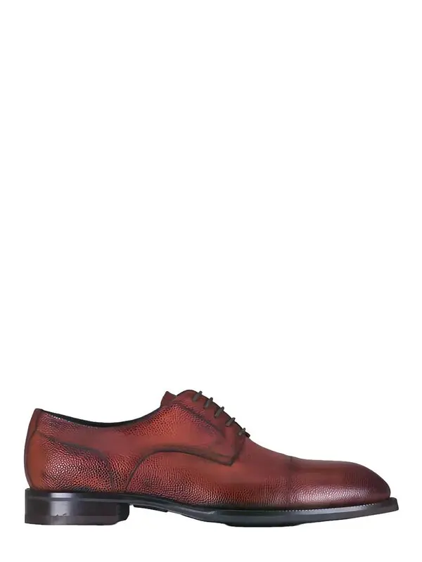 Di Bianco Textured Lace-up Shoes - Brown