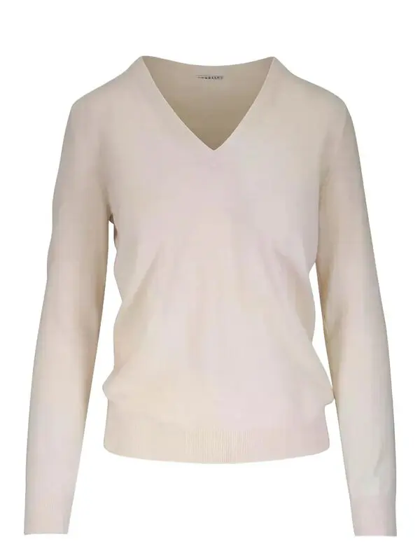Brunello Cucinelli V-neck Cashmere Sweater - Neutrals