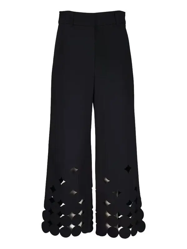 Akris Circle-design Trousers - Black
