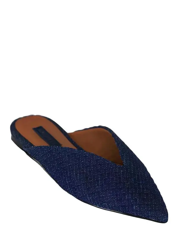 NAGHEDI Strada Pointed-toe Mules - Blue