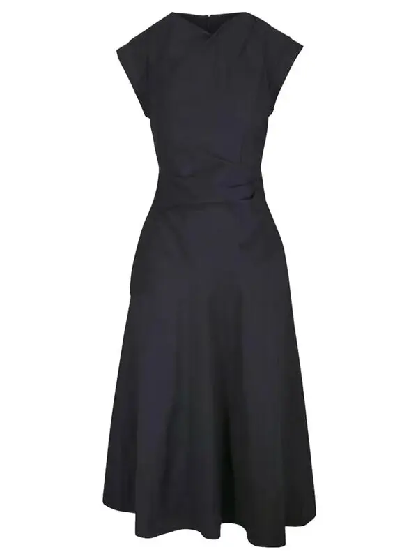 Veronica Beard Draped A-line Dress - Black