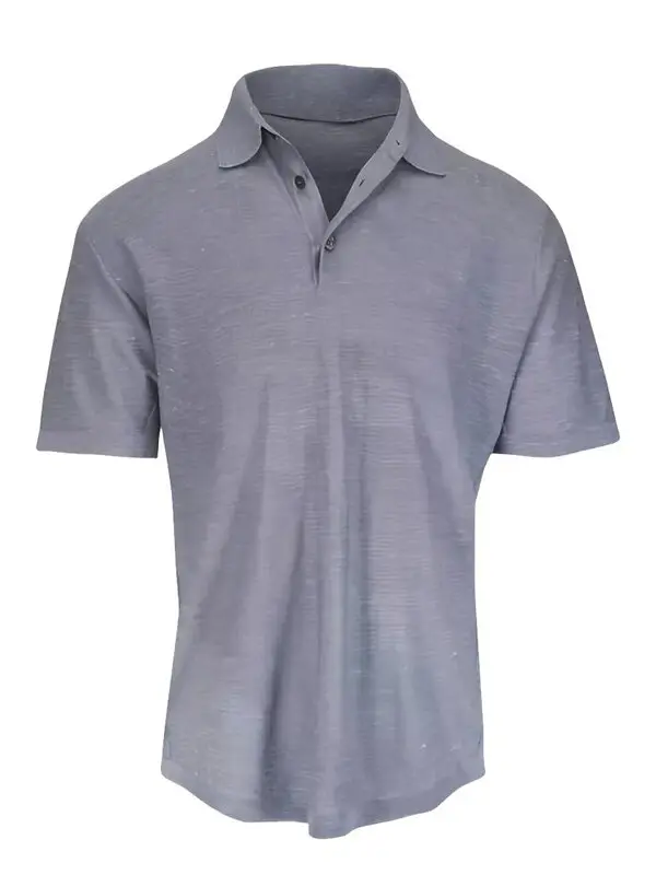 Brioni Buttoned Polo Shirt - Grey