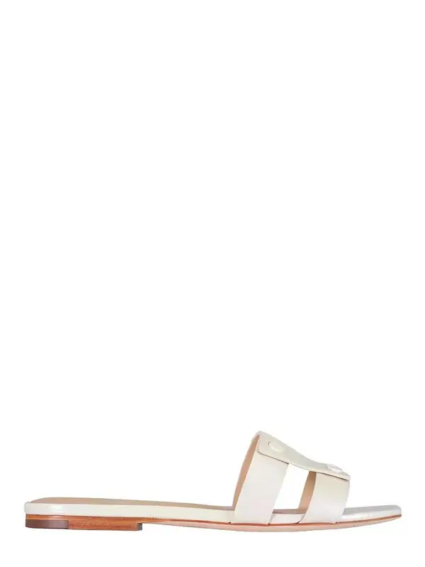 Veronica Beard Cutout Detail Sandals - Neutrals