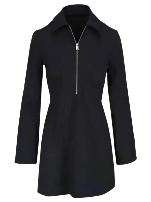 Veronica Beard Zip-up Midi Dress - Black