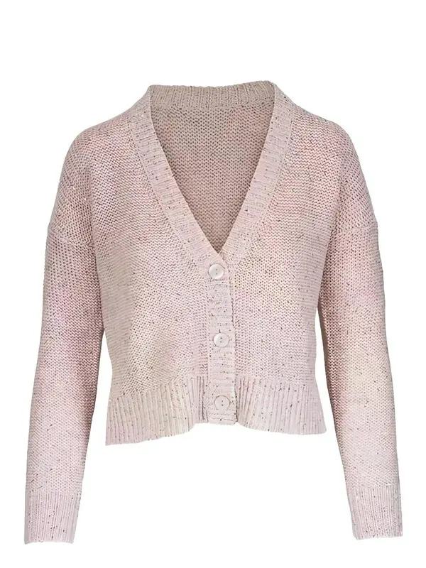Kinross Cashmere Button-front Cardigan - Pink