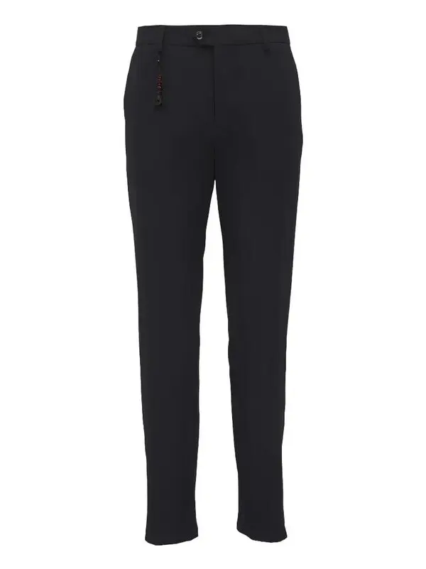 Marco Pescarolo Belt-loop Pocket Trousers - Blue