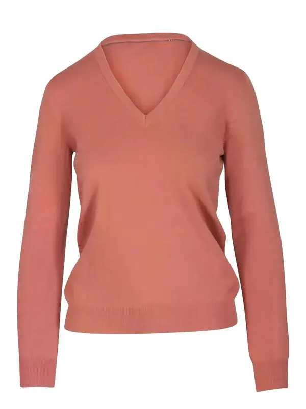 Brunello Cucinelli V-neck Sweater - Orange