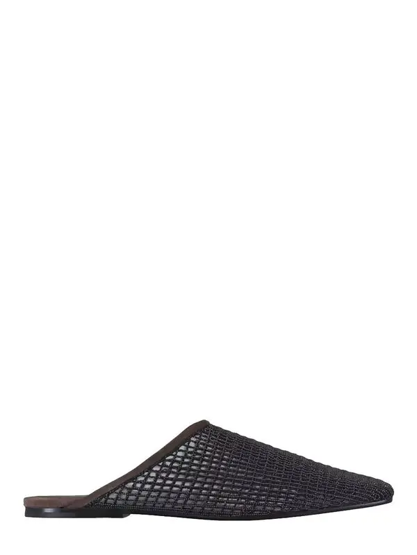 Brunello Cucinelli Mesh Mules - Black
