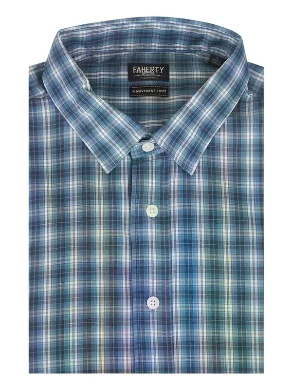 Faherty Brand Plaid Shirt - Blue