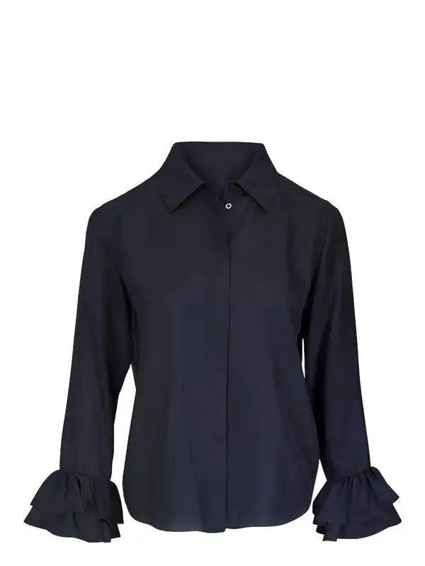 Dorothee Schumacher Ruffled Shirt - Blue