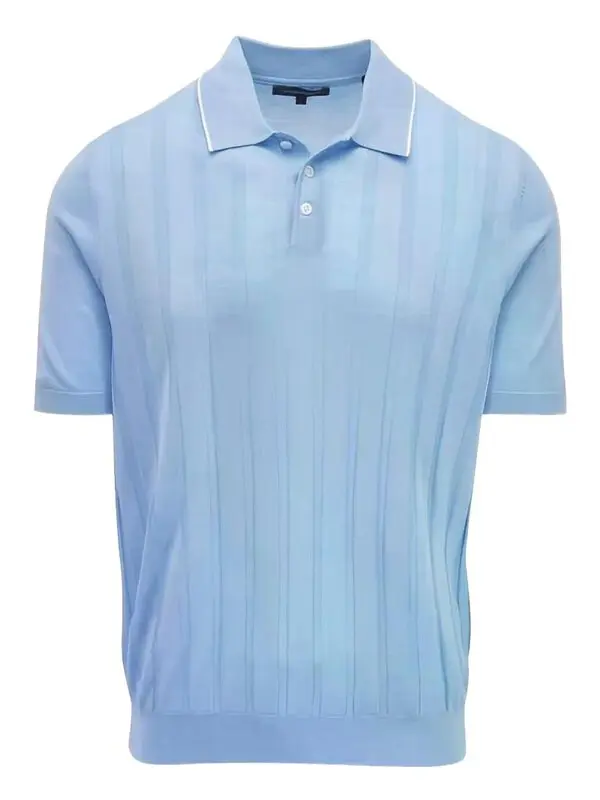 PYA Striped Polo Shirt - Blue