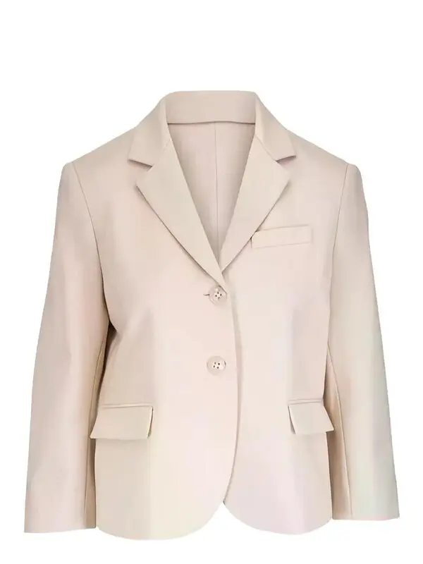 Dorothee Schumacher Button Blazer With Notched Lapel - Neutrals
