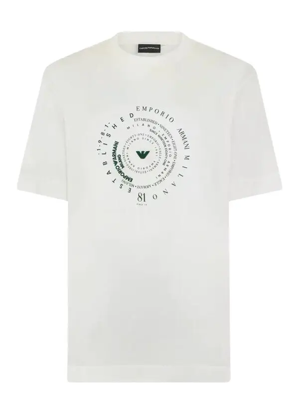 Emporio Armani Printed T-shirt - White