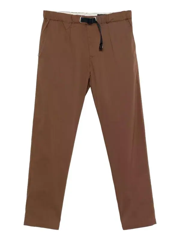 WHITE SAND Belted Trousers - Brown