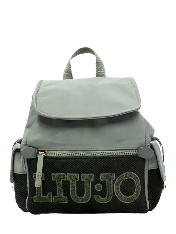 Liu Jo Flap Top Logo Backpack - Green