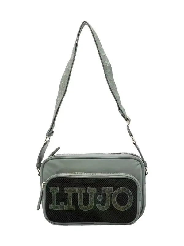 Liu Jo Logo Appliqued Shoulder Bag - Green