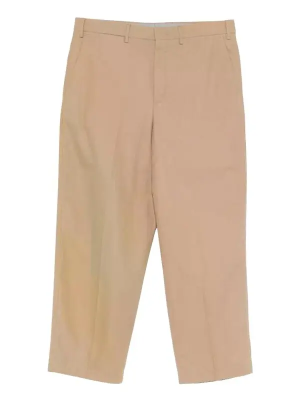 PT TORINO Cropped Trousers - Neutrals