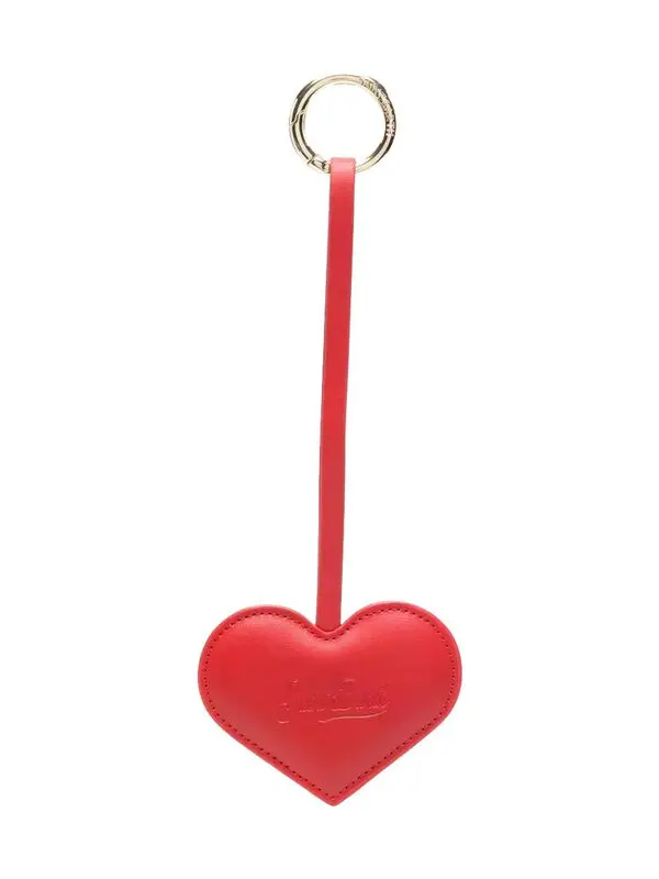 MC2 SAINT BARTH Heart Bag Charm - Red