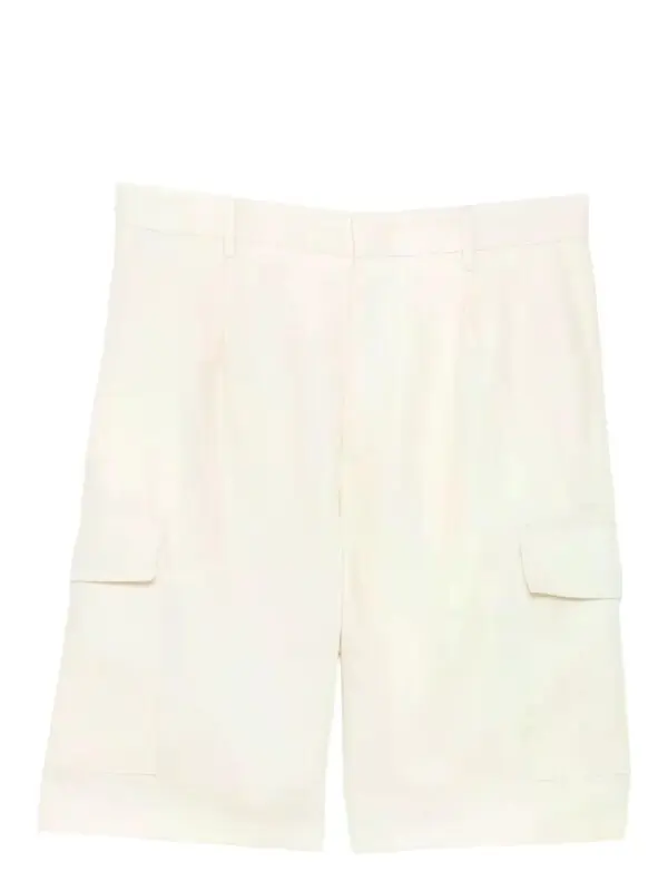Tagliatore Pleated Cargo Trousers - Neutrals