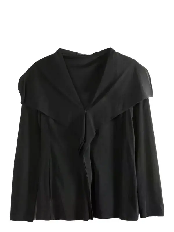 Yohji Yamamoto Draped Jacket - Black