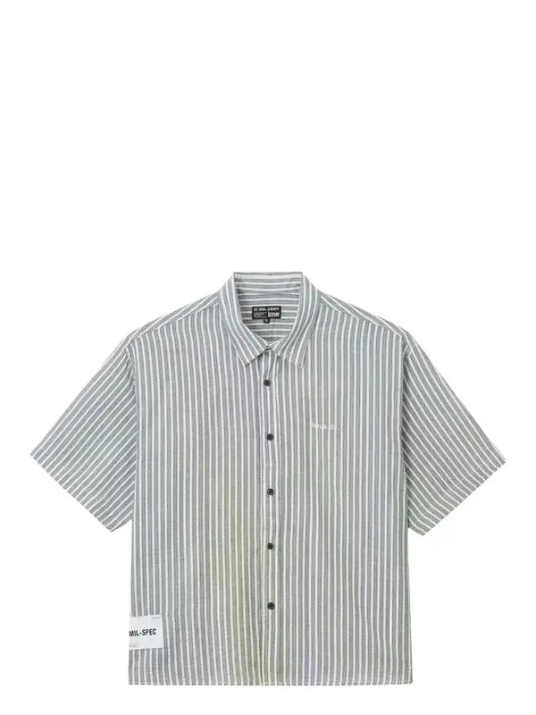 Izzue Striped Button-fastening Shirt - Blue