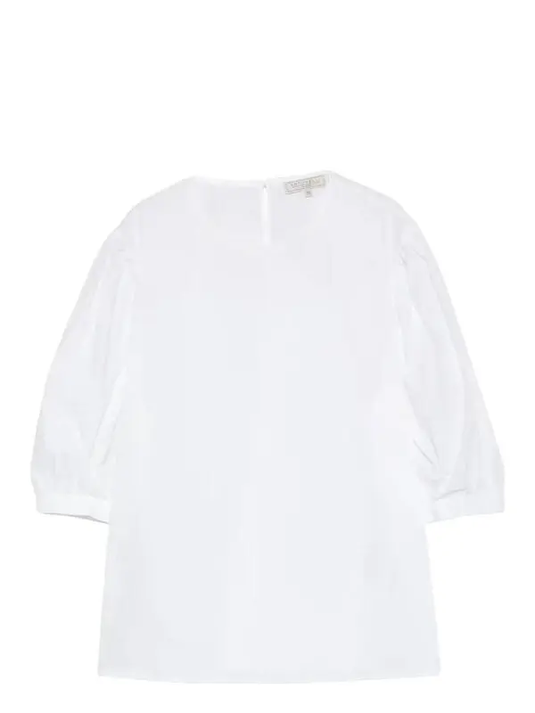 Antonelli Firenze Puff-sleeve Blouse - White