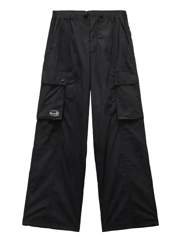 CHOCOOLATE Logo-patch Cargo Pants - Black