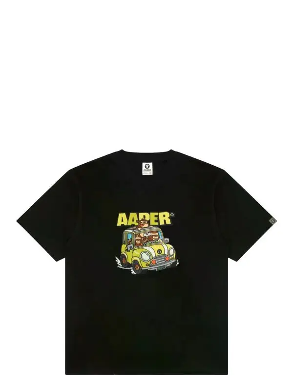 AAPE BY *A BATHING APE Graphic T-shirt - Black