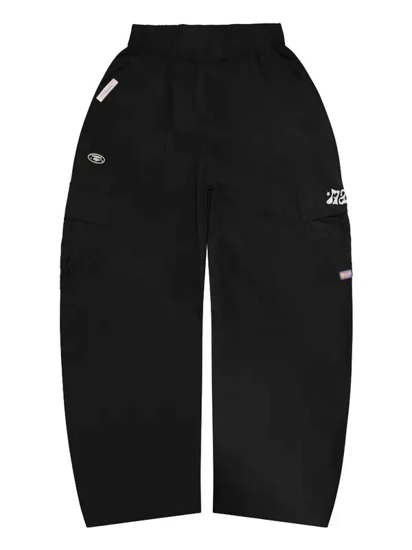 AAPE BY *A BATHING APE Embroidered Cargo Trousers - Black