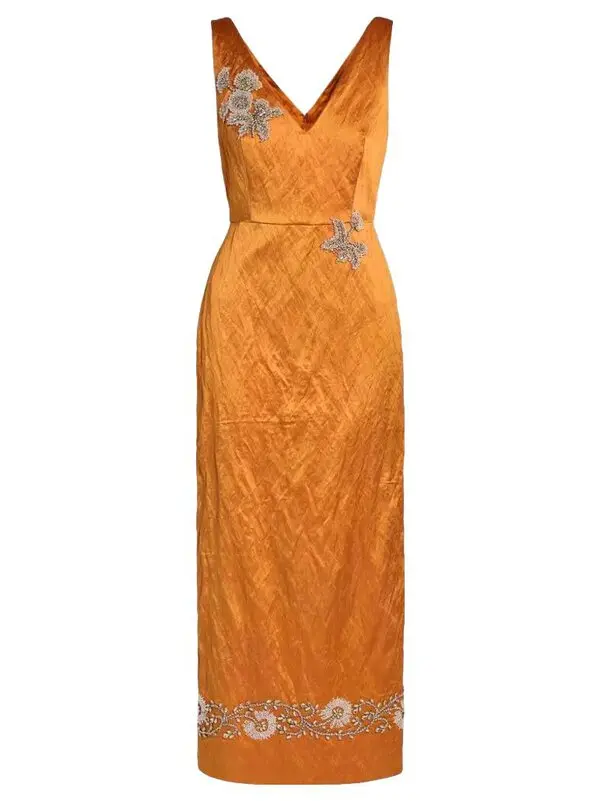 Erdem Maxi Dress - Orange