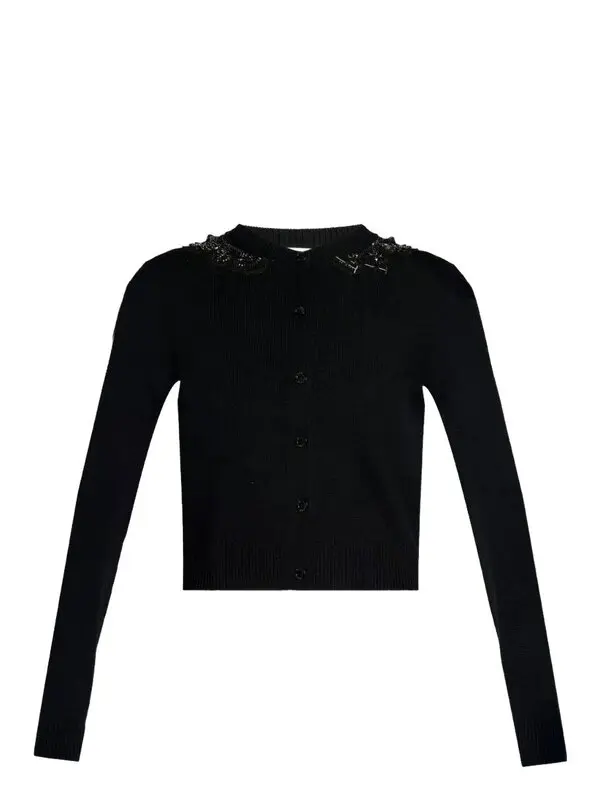 Erdem Embellished Cardigan - Black