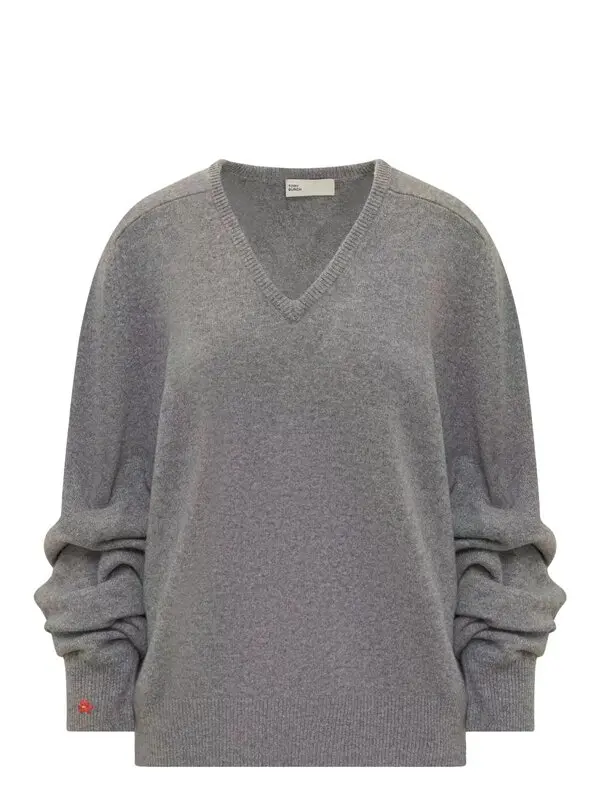 Tory Burch V-neck Sweater - Grey