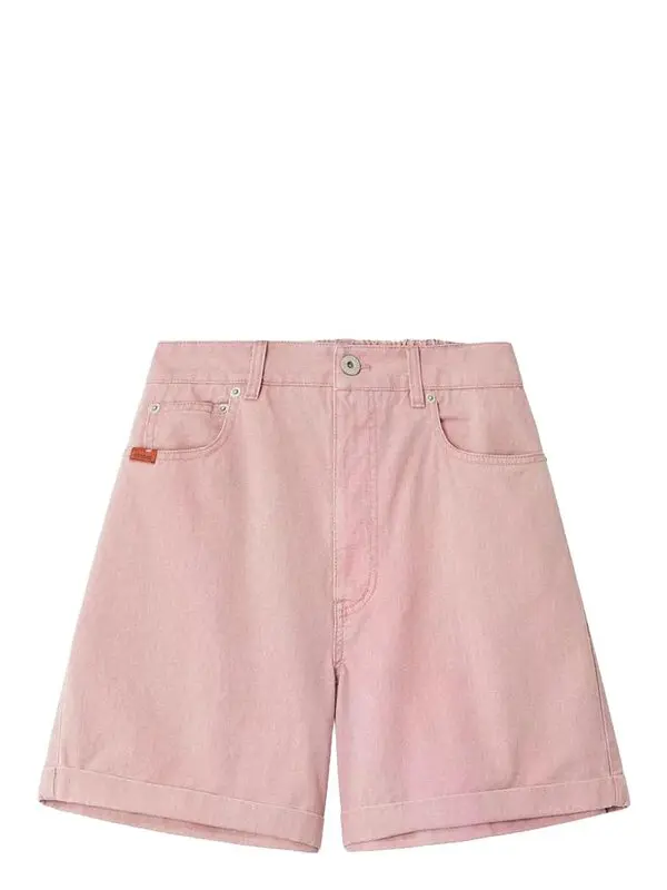 CHOCOOLATE Rolled Hem Shorts - Pink