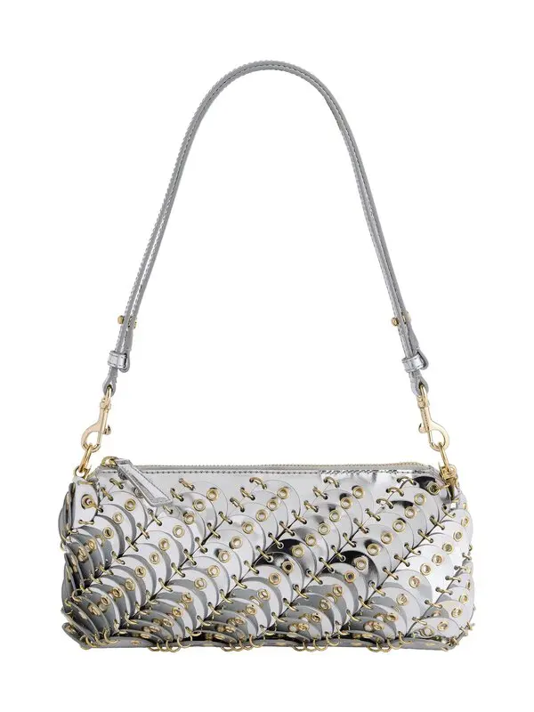 Rabanne Paco Mini Baguette Bag - Silver