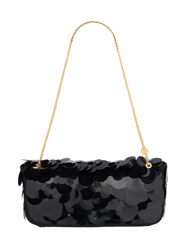 Rabanne Sac Sparkle Bag - Black
