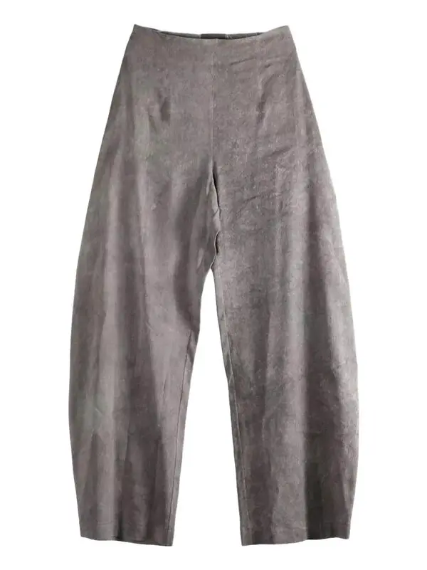 CORTANA High-waisted Wide Leg Trousers - Grey