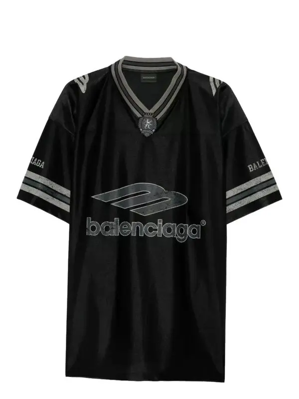 Balenciaga Logo Badge T-shirt - Black