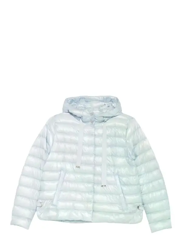 Herno Quilted Hooded Jacket - Blue