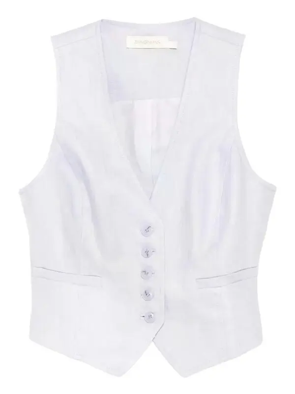 Zimmermann Luna Waistcoat - Purple