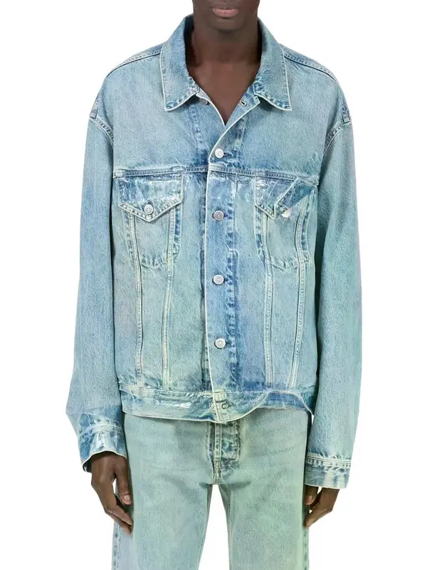 MAISON MARGIELA Buttoned Jacket - Blue
