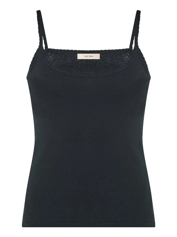 THE ROW Denzel Tank Top - Black