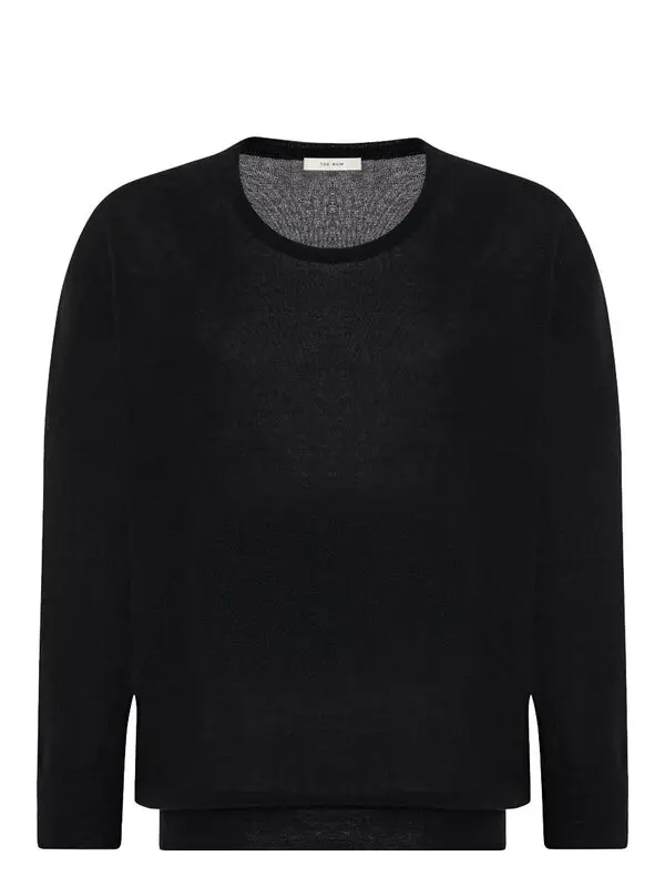 THE ROW Nimra Cashmere Sweater - Black