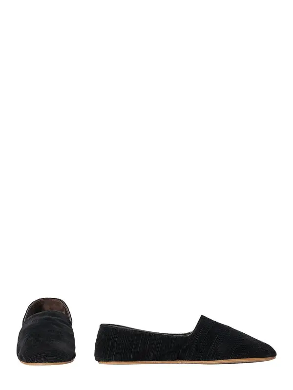 THE ROW Ponti Slipper - Black