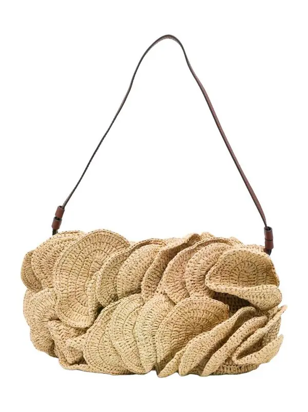 Farm Rio Raffia Shoulder Bag - Neutrals