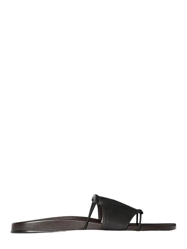 THE ROW Vivienne Slide - Black