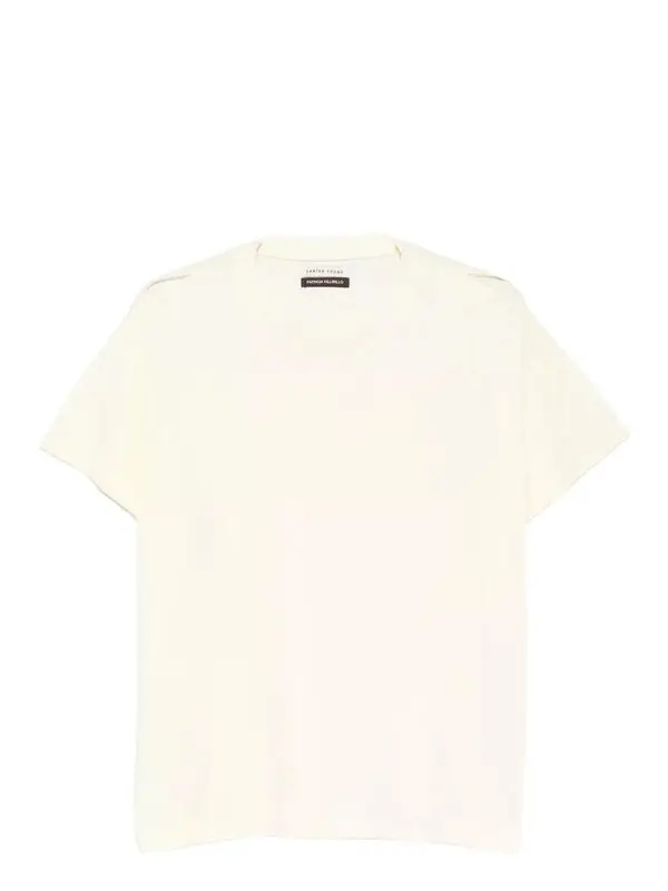 CARTER YOUNG Patti Wrinkled T-shirt - Neutrals